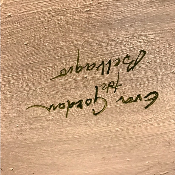 EVA GORDON | Accents | Eva Gordon For Bellagio Red Apple Oval Fan Base ...